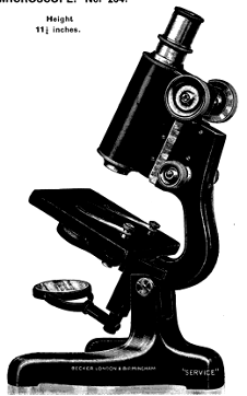 Bactil microscope (from Watson)