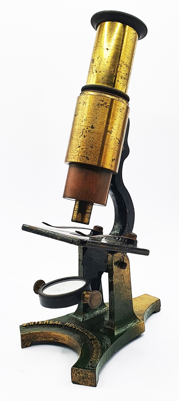 Microscope 542 (unassigned maker; Universal household microscope; c. 1890)